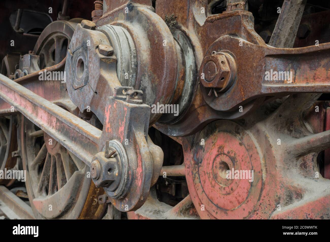 steam locomotive wheels Stock Photo - Alamy