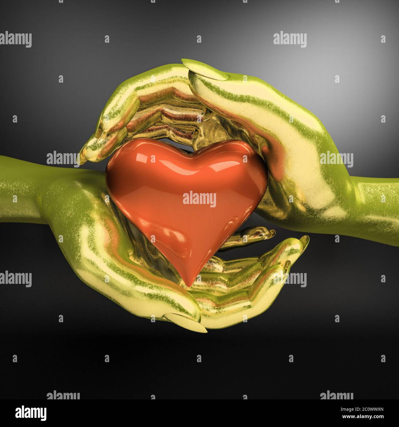 Couple heart hands close up hi-res stock photography and images - Alamy
