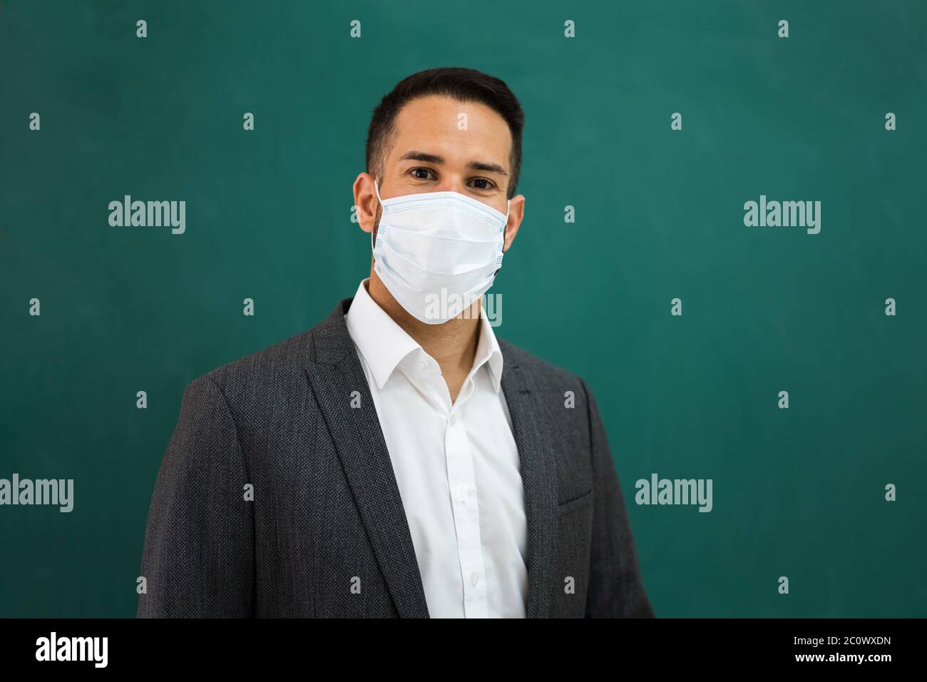 Male professor wearing medical mask hi-res stock photography and images ...