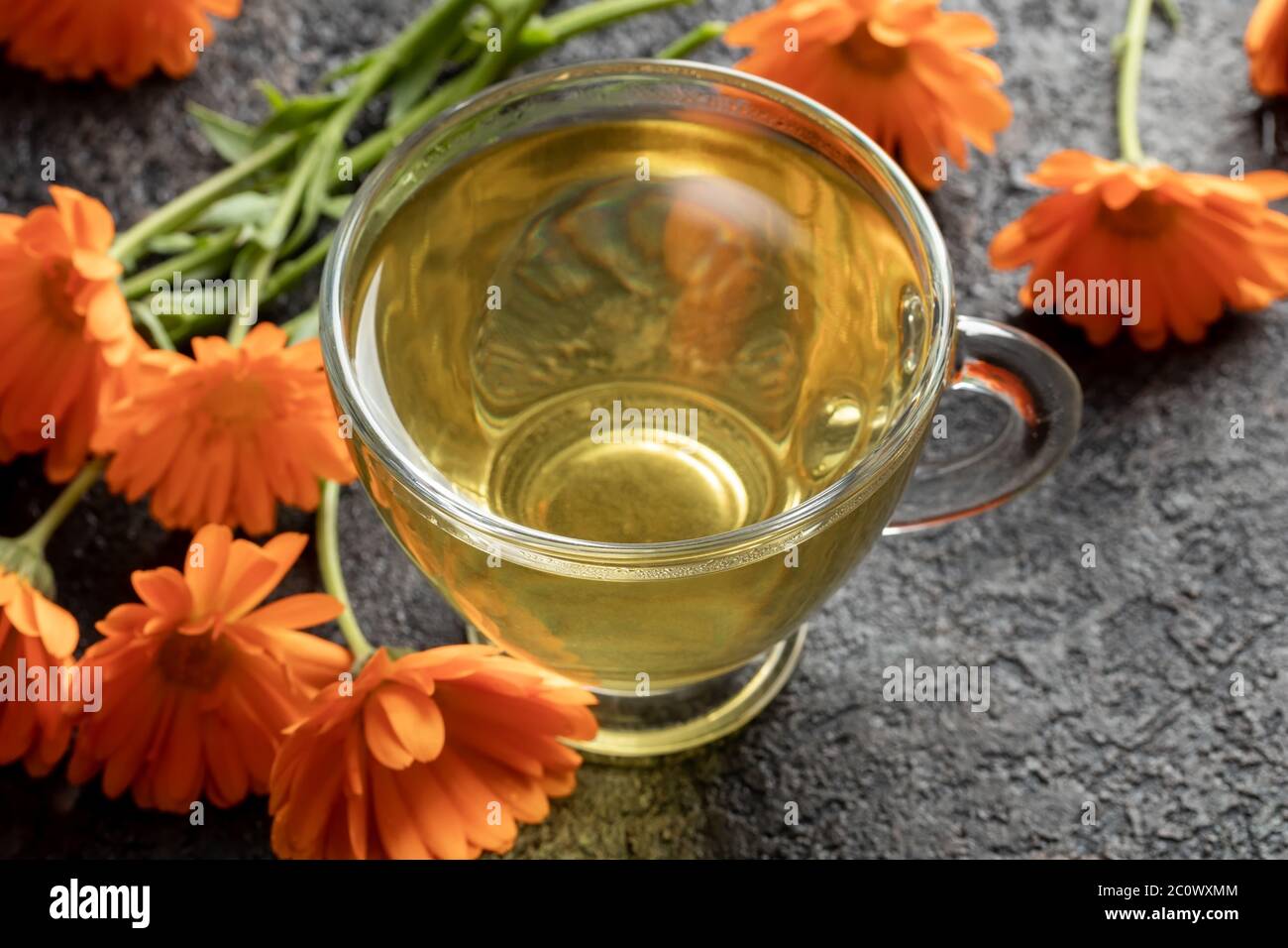 Calendula tea hi-res stock photography and images - Alamy