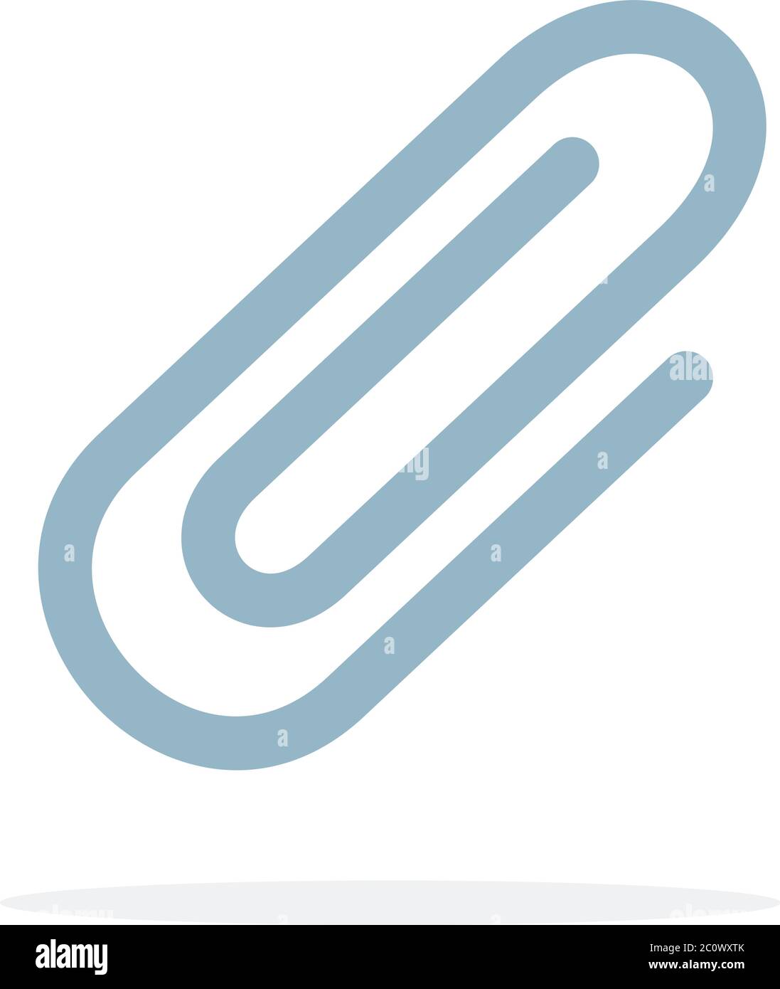 Metal clip vector flat isolated Stock Vector Image & Art - Alamy