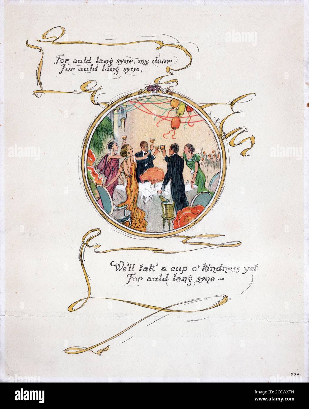 Farewell dinner menu hi-res stock photography and images - Alamy