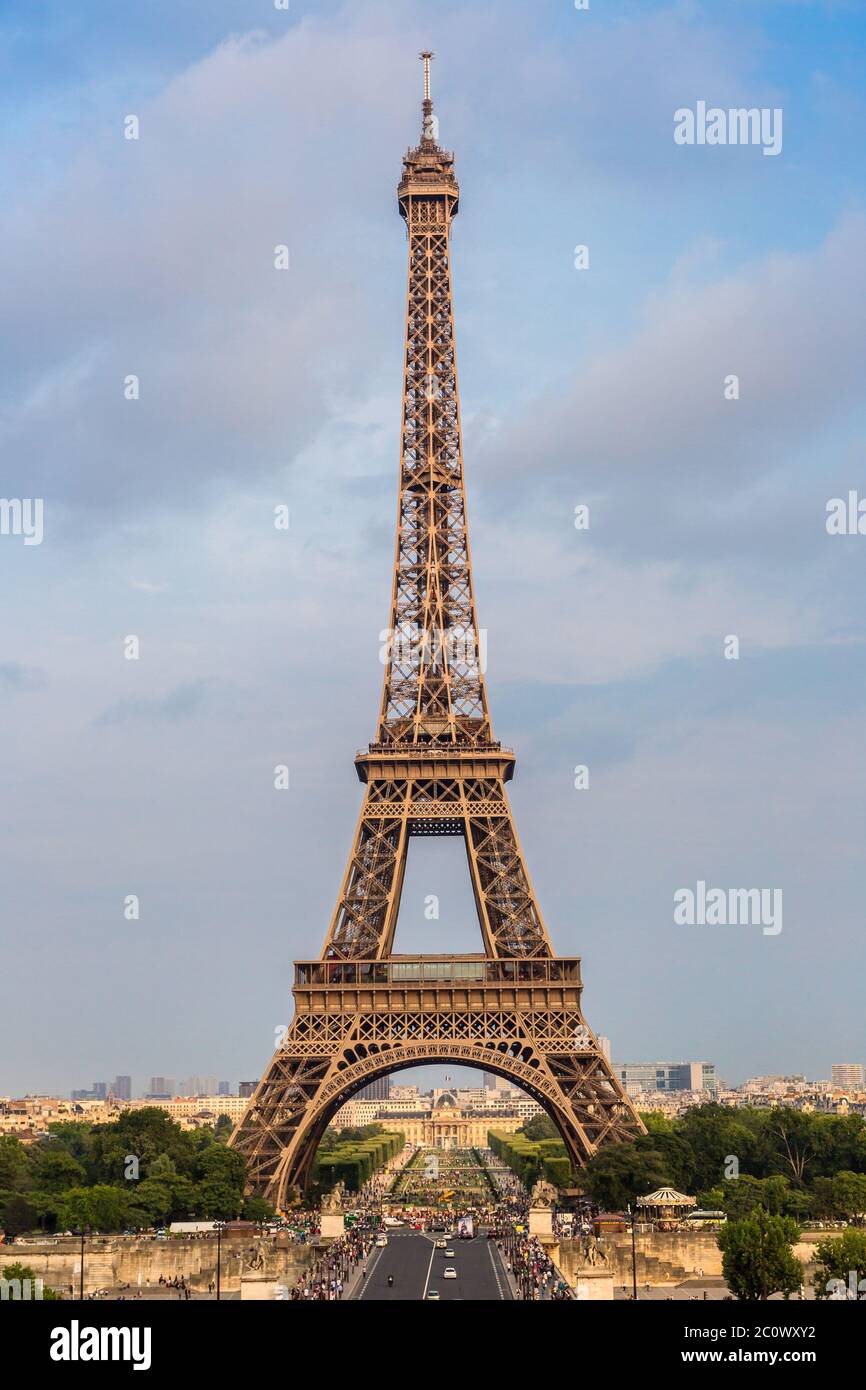 Eiffel tower in Paris Stock Photo - Alamy
