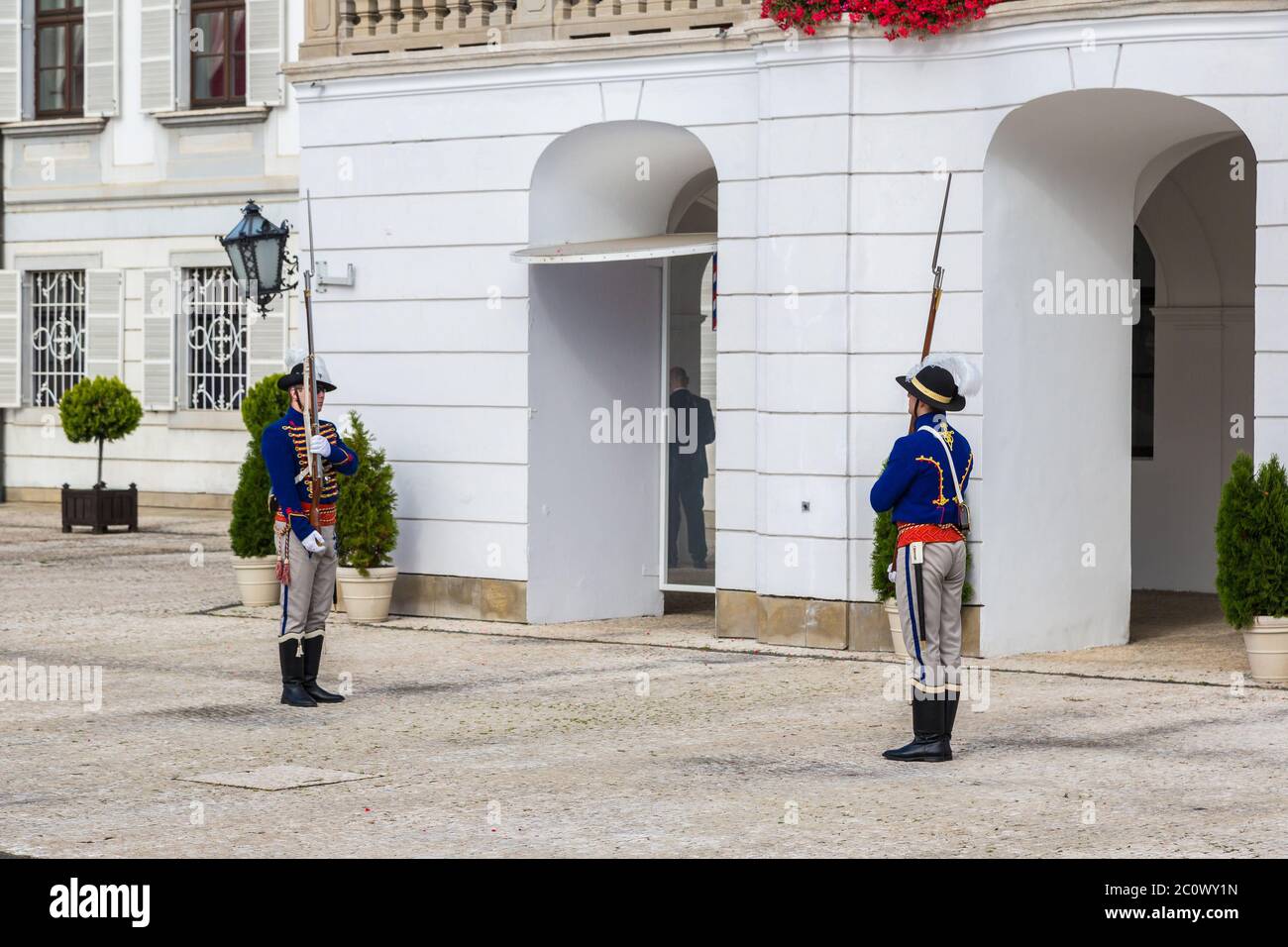 Slovak presidential guard hi-res stock photography and images - Alamy