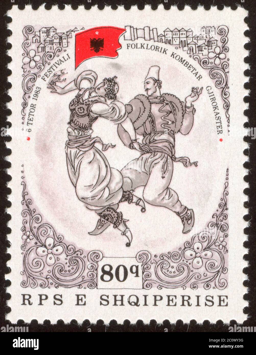 Postage stamp albania hi-res stock photography and images - Alamy