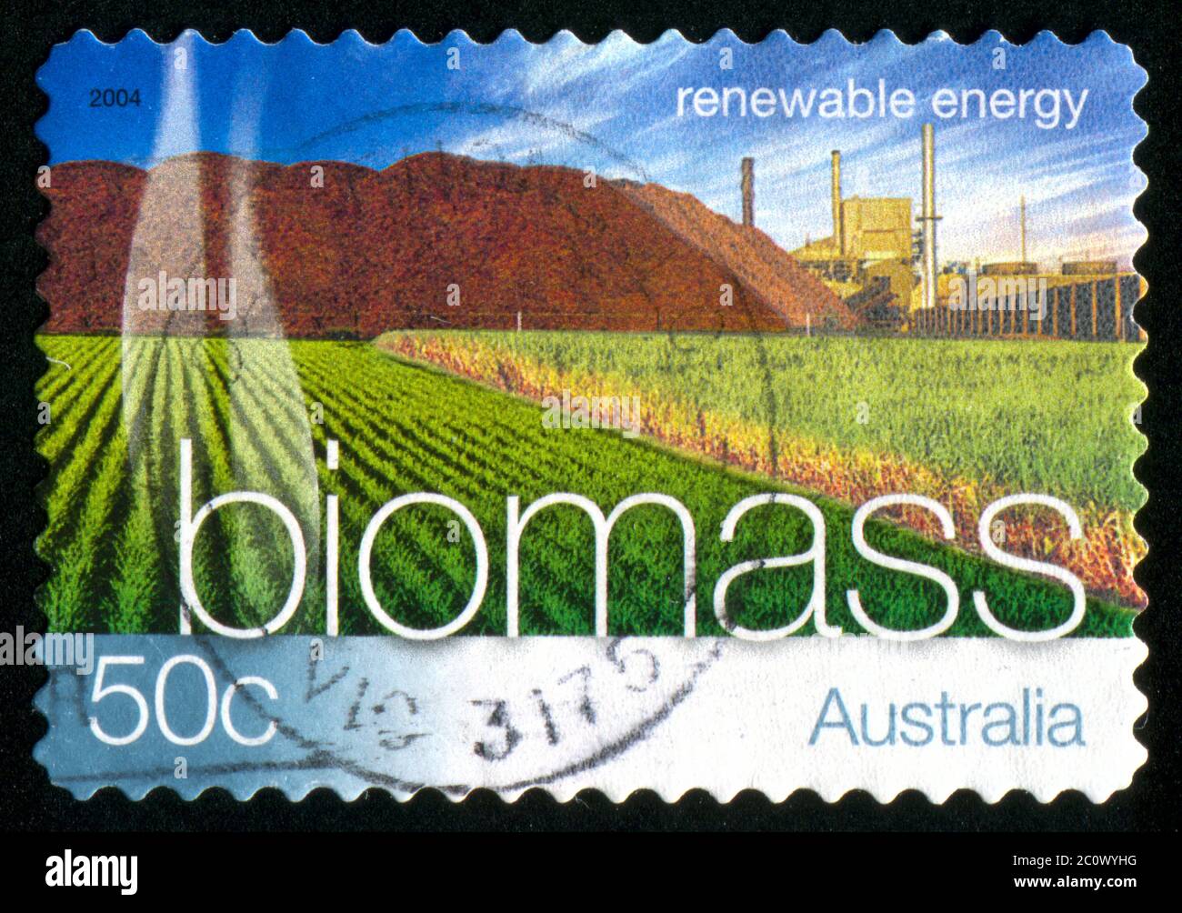 AUSTRALIA - CIRCA 2004: stamp printed by Australia, shows Renewable ...
