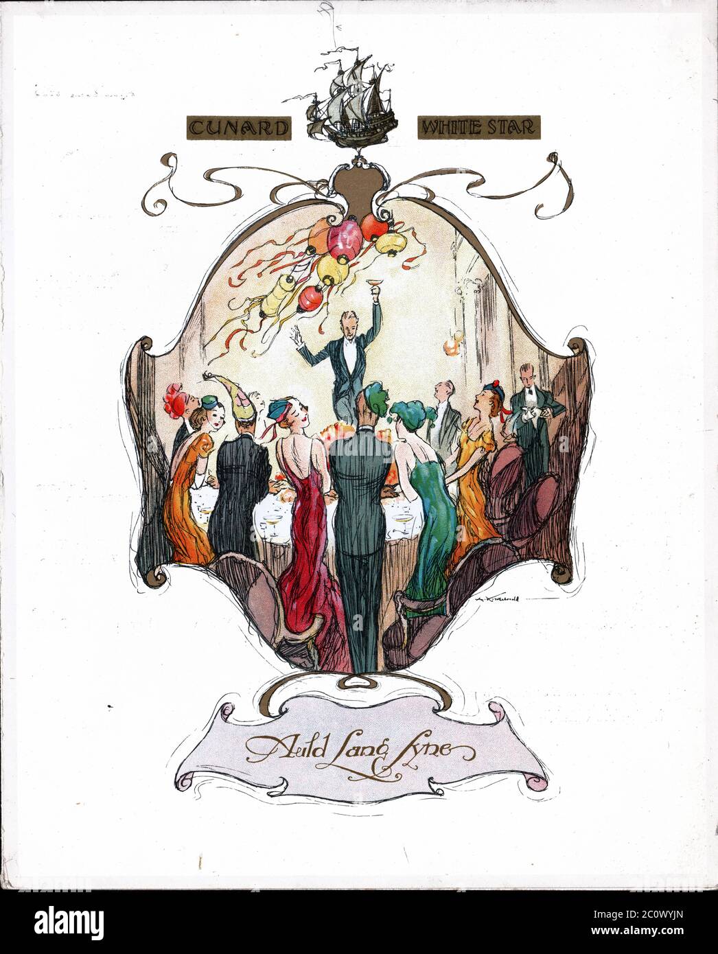 Farewell dinner menu hi-res stock photography and images - Alamy