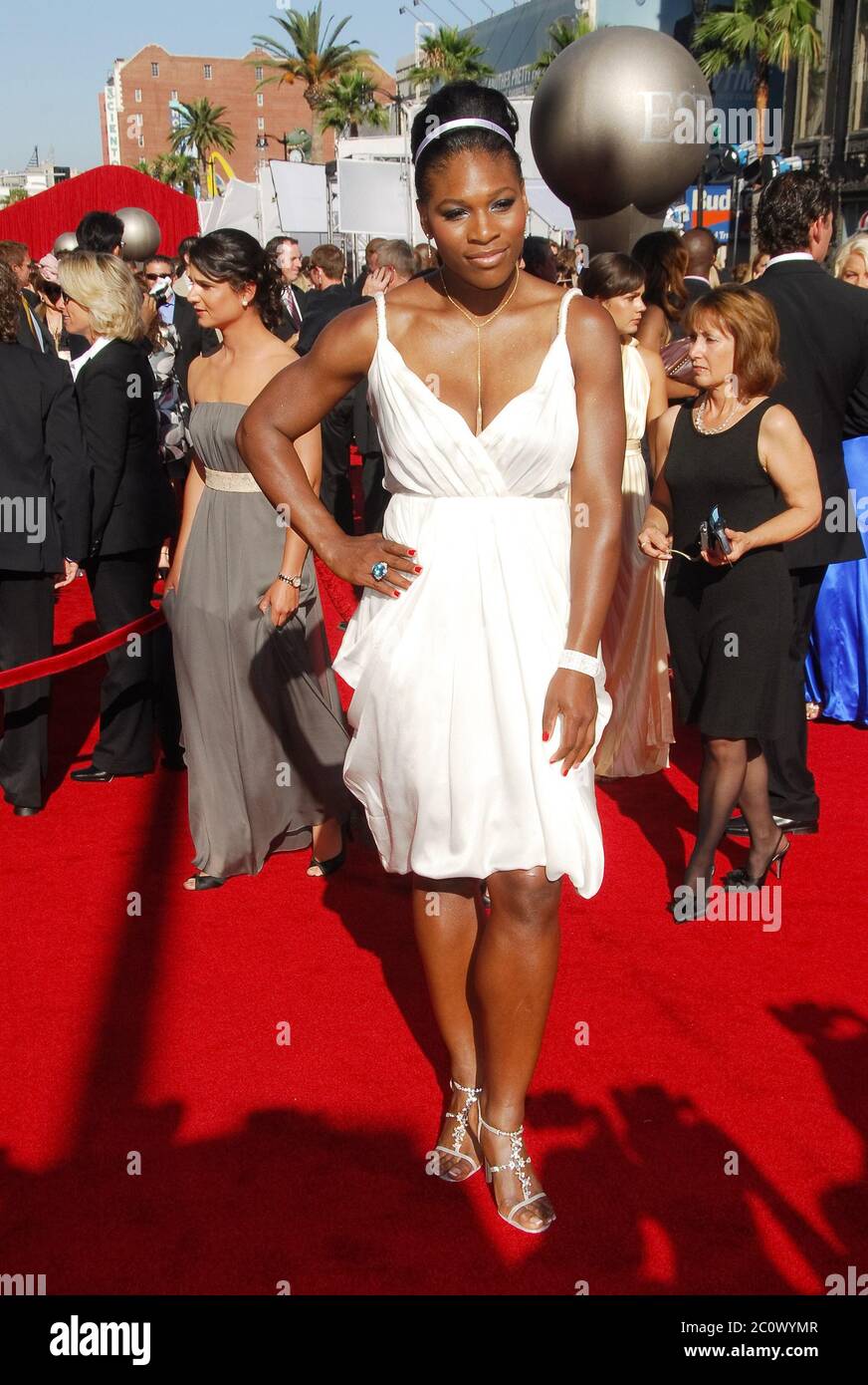 Serena Williams at the 2007 ESPY Awards - Arrivals held at the Kodak ...