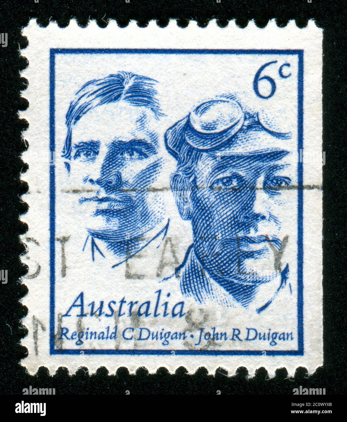 AUSTRALIA - CIRCA 1968: stamp printed by Australia, shows Reginald C ...
