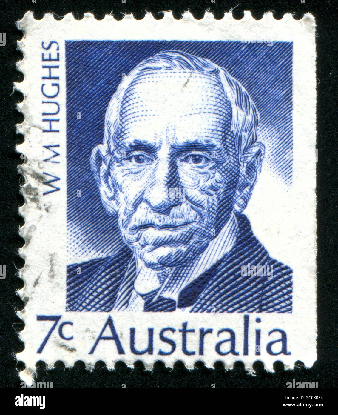 AUSTRALIA - CIRCA 1971: stamp printed by Australia, shows William ...