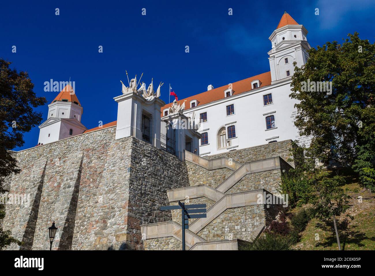 Medieval castle in Bratislava, Slovakia Stock Photo - Alamy