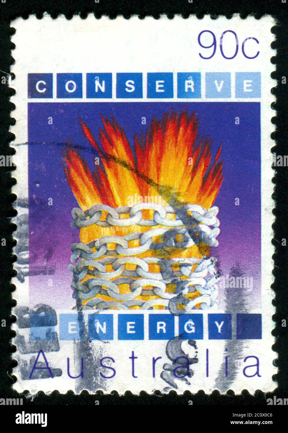 AUSTRALIA - CIRCA 1985: stamp printed by Australia, shows Environmental ...