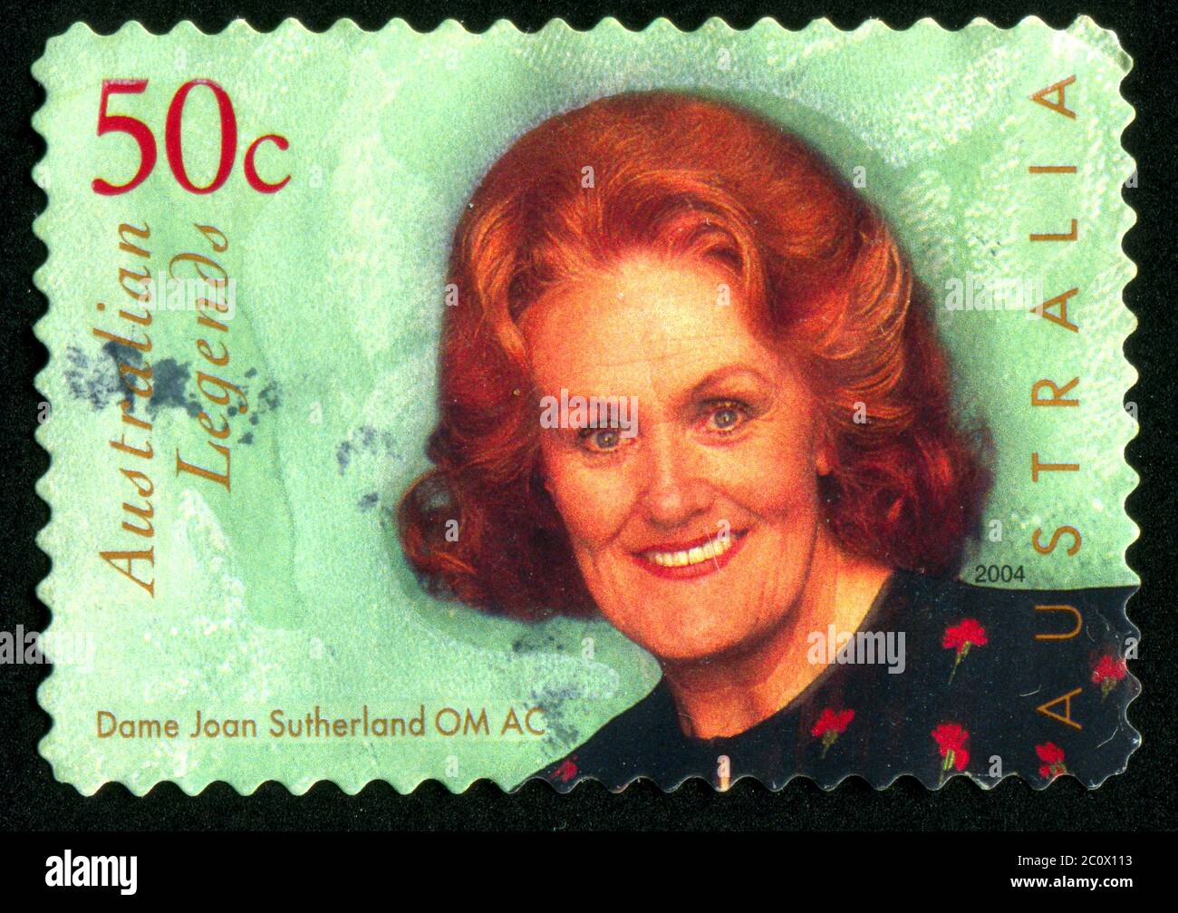 AUSTRALIA - CIRCA 2004: stamp printed by Australia, shows Dame Joan ...