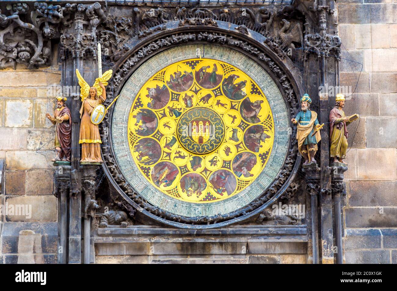 Astronomical Clock. Prague Stock Photo - Alamy