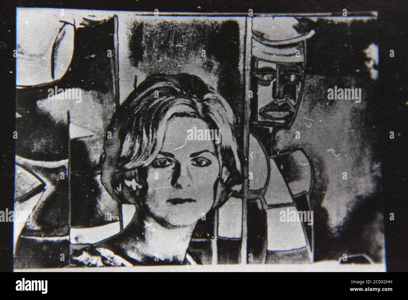 Fine 1970s vintage black and white photography of a beautiful woman in ...