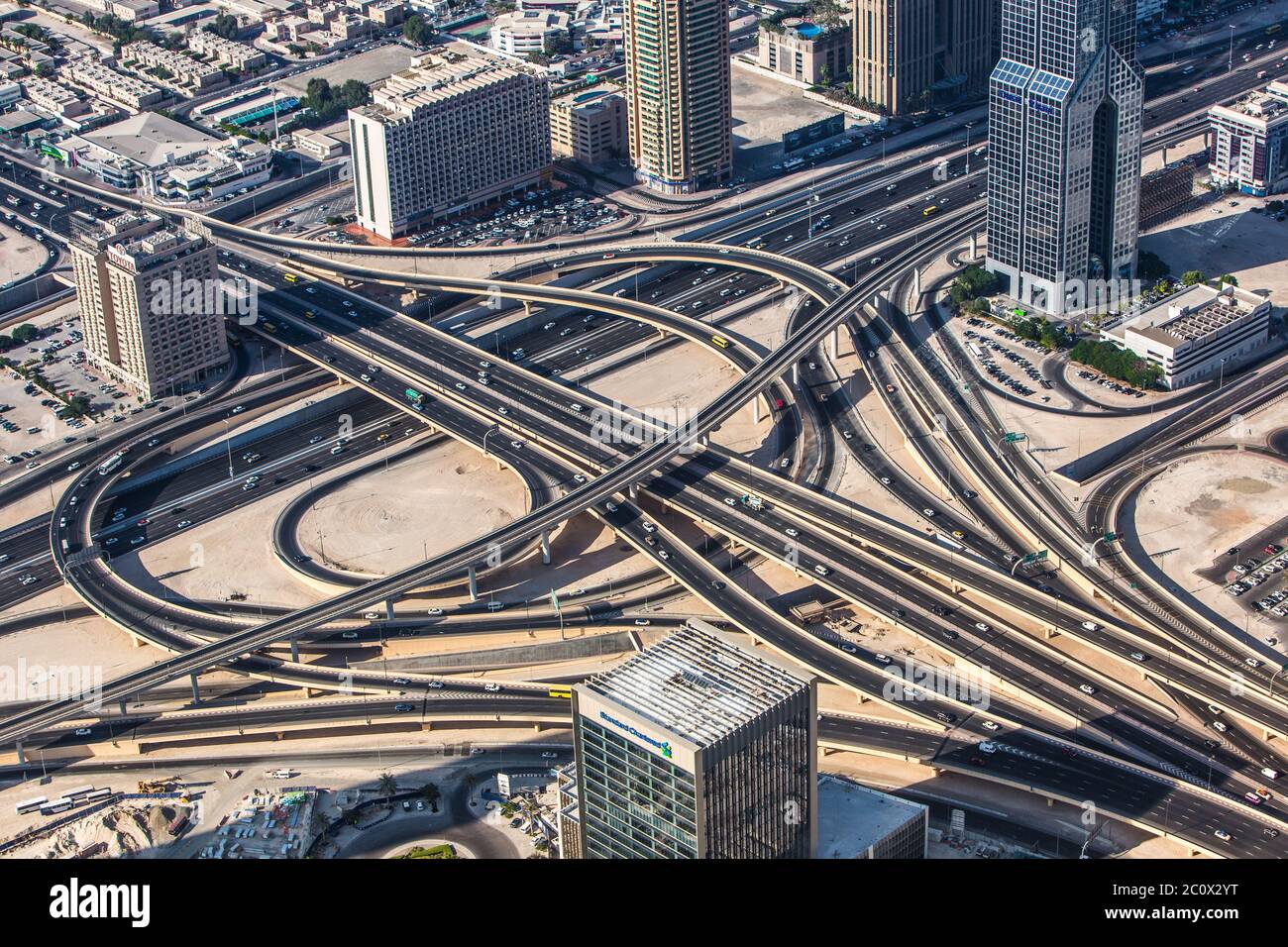 Interchange sheikh zayed road dubai hi-res stock photography and images ...