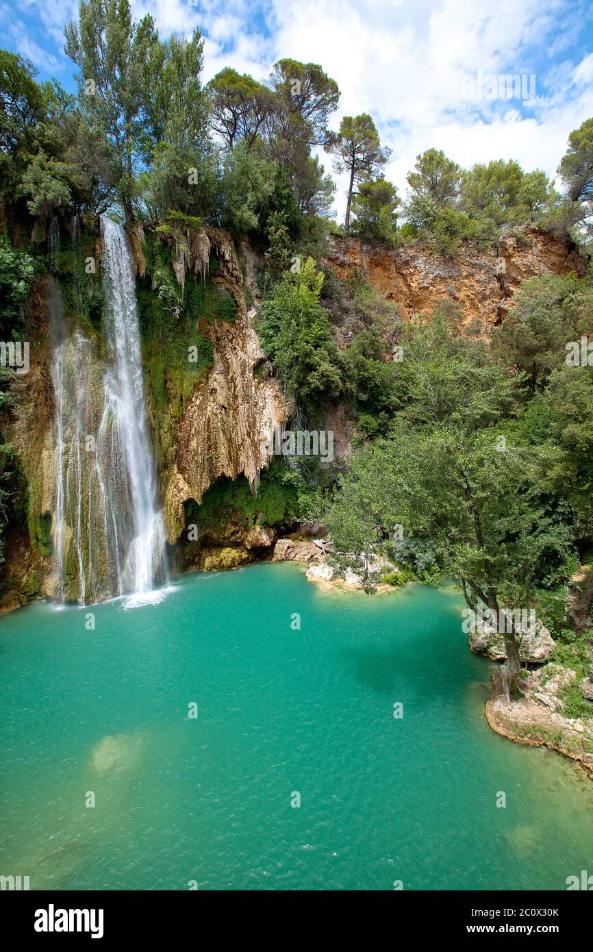Cascade de Sillans (also written as Sillans la cascade) is one of the ...
