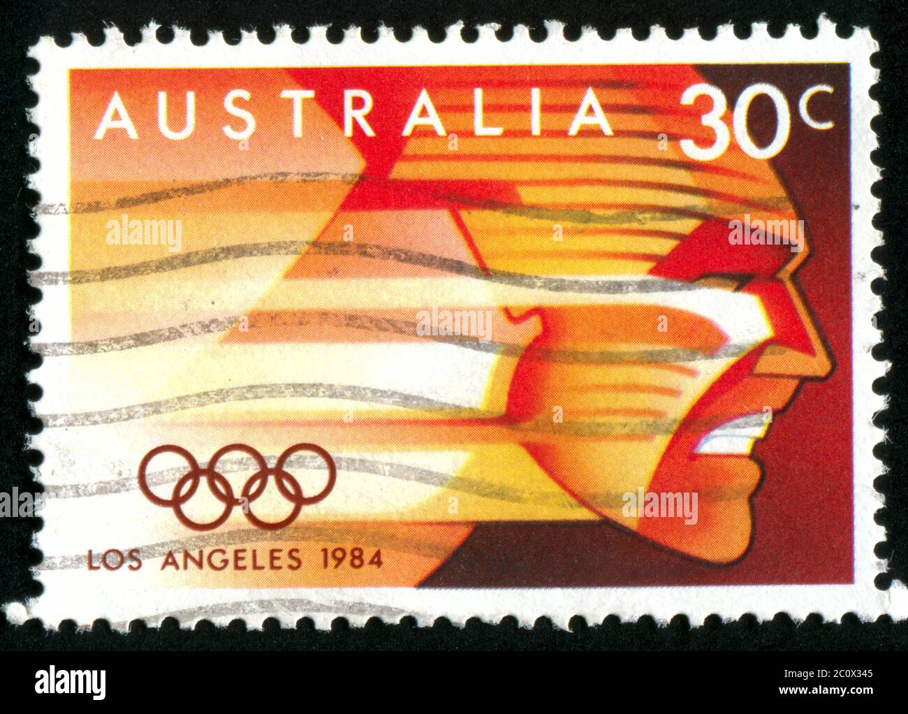 AUSTRALIA - CIRCA 1984: stamp printed by Australia, shows 1884 Summer ...