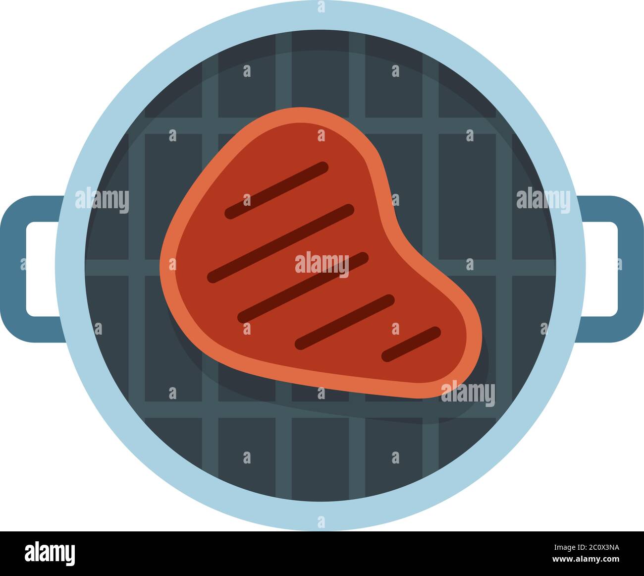 Top view meat icon Cut Out Stock Images & Pictures - Alamy