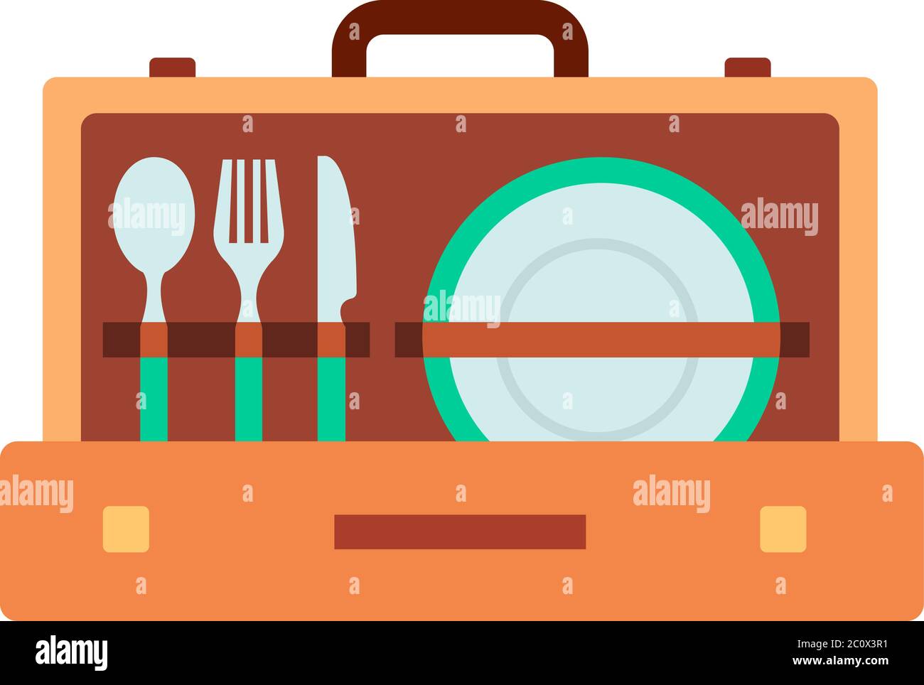 Wedding suitcase Stock Vector Images - Alamy