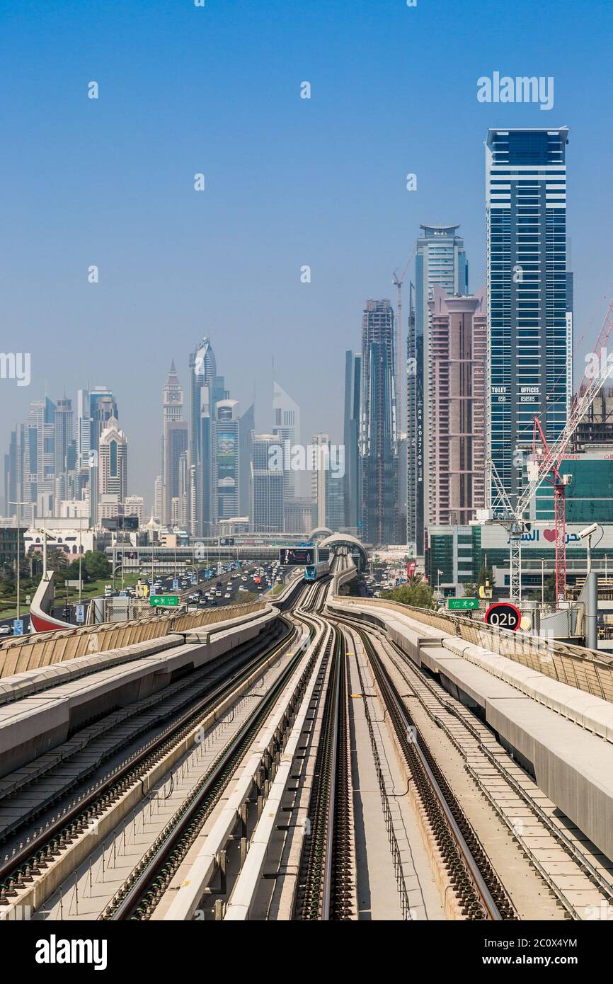 Dubai metro train interior hi-res stock photography and images - Alamy