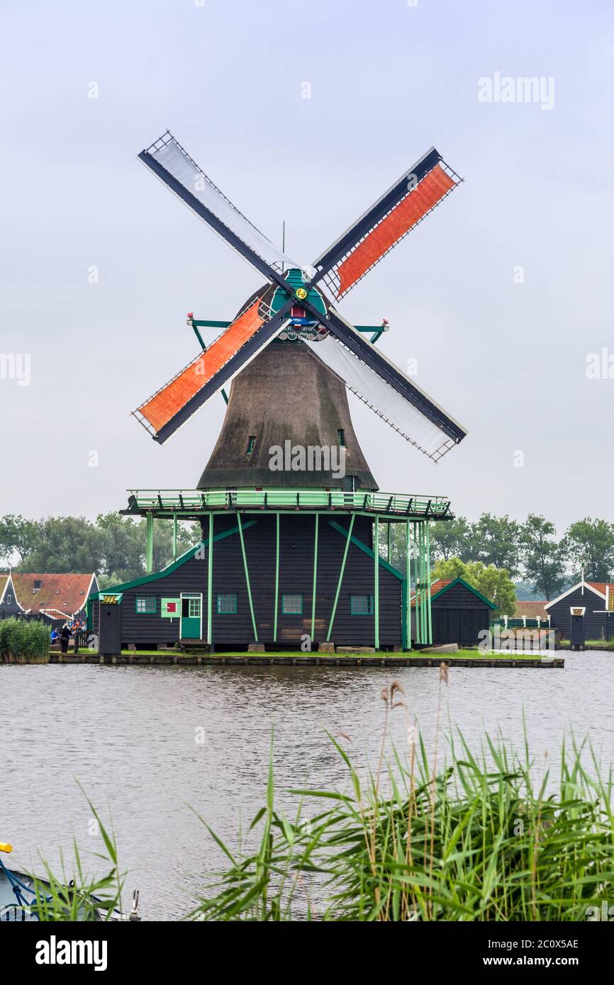 Wind mills in Holland Stock Photo - Alamy
