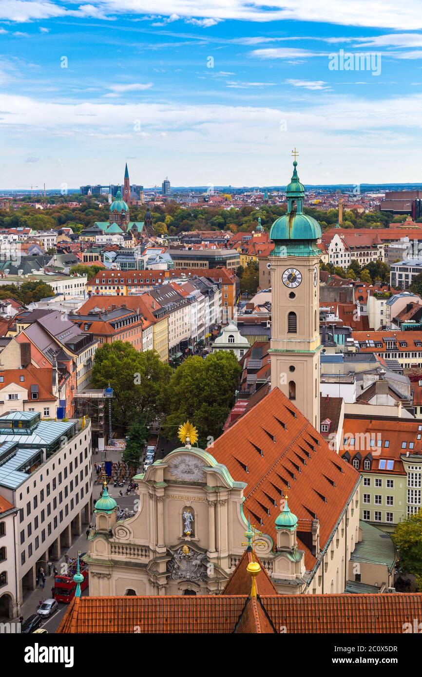 View of munich hi-res stock photography and images - Alamy