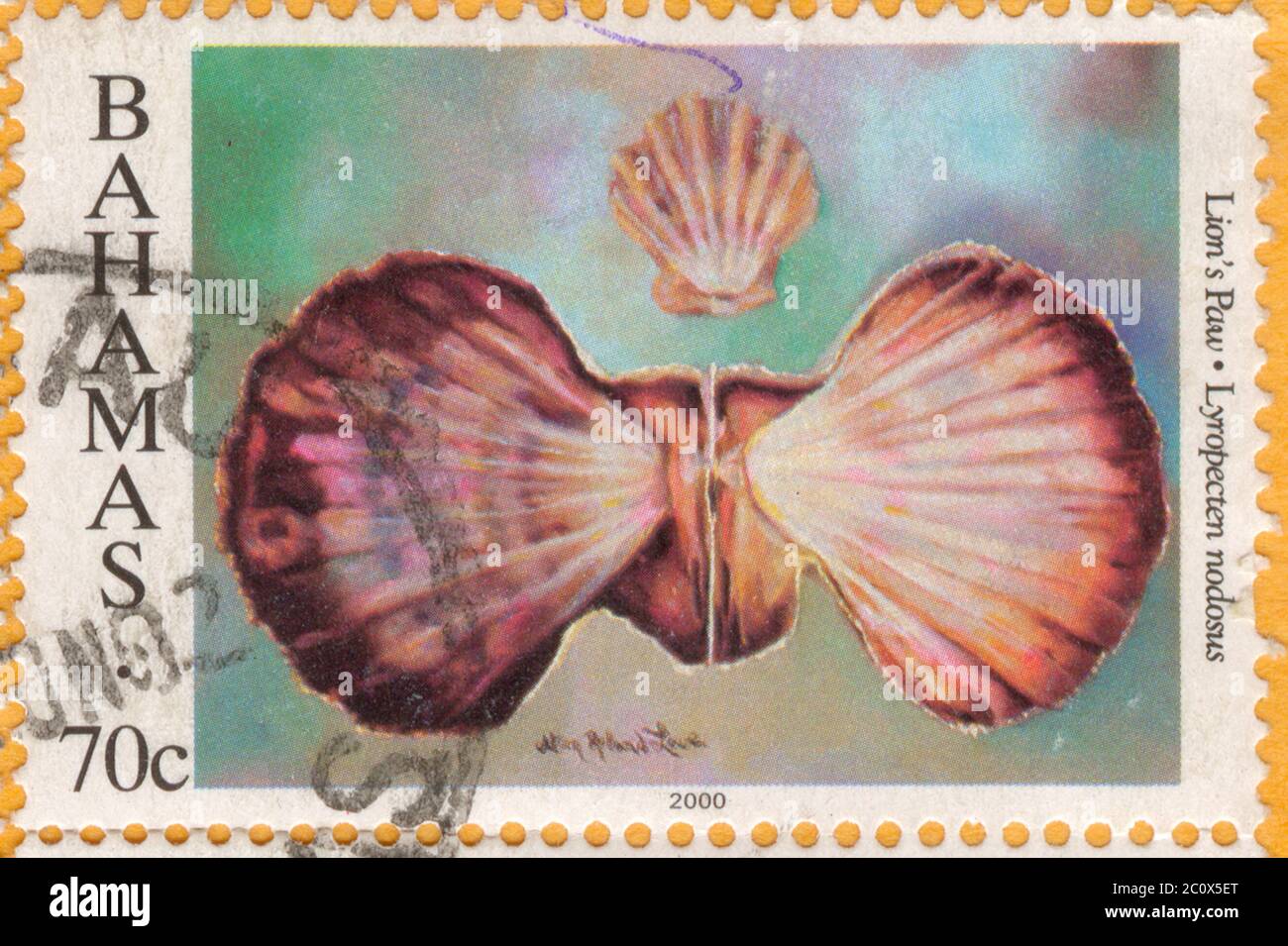 Bahamas postage stamp hi-res stock photography and images - Alamy