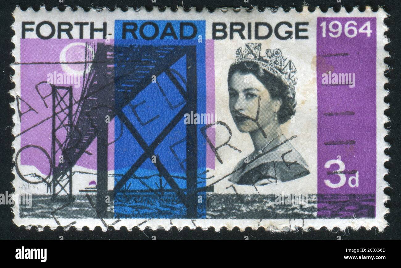 GREAT BRITAIN - CIRCA 1964: Forth Road Bridge, circa 1964 Stock Photo ...