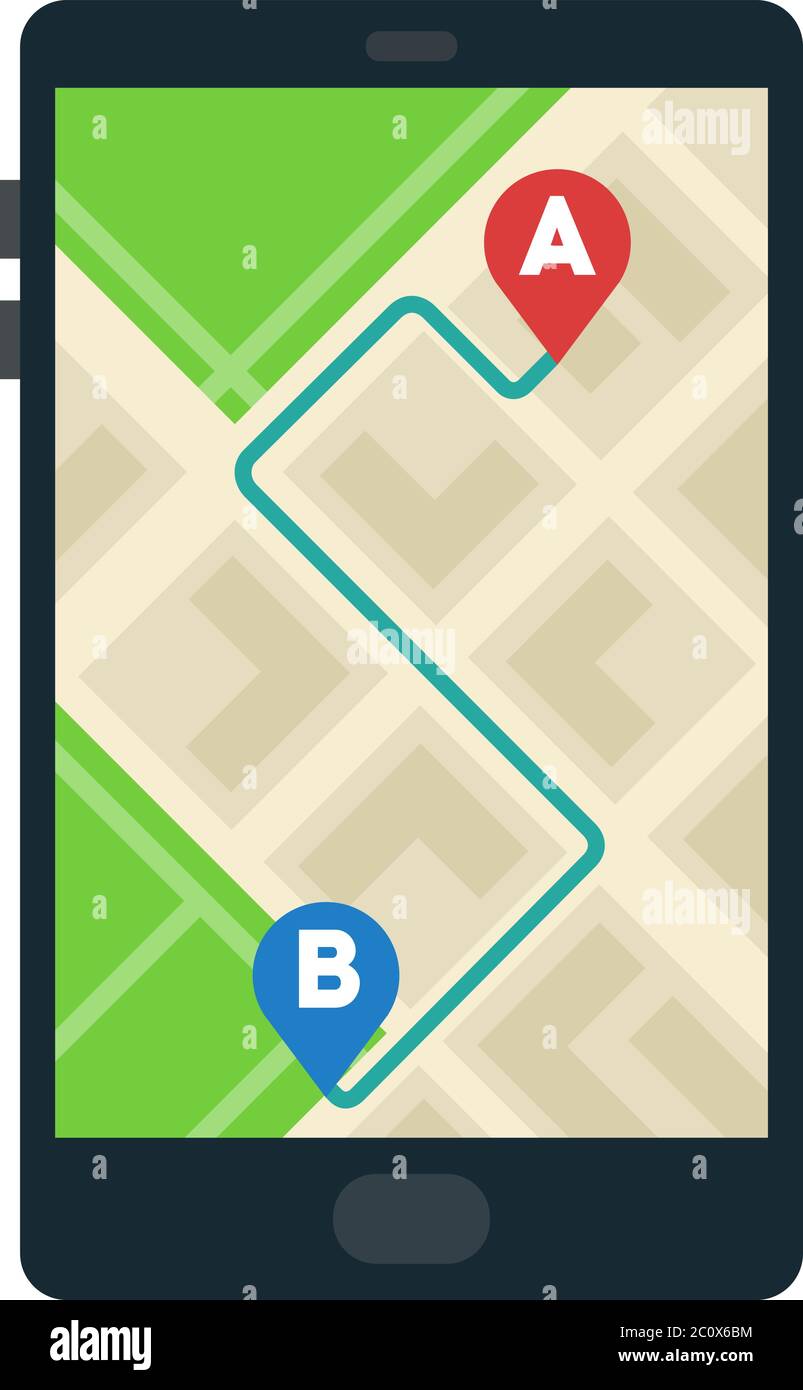 Built route Stock Vector Images - Alamy