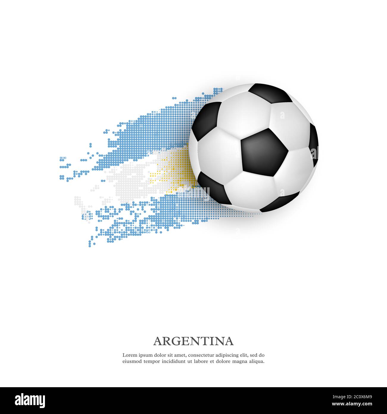 Argentina flag on abstract Stock Vector Images - Alamy