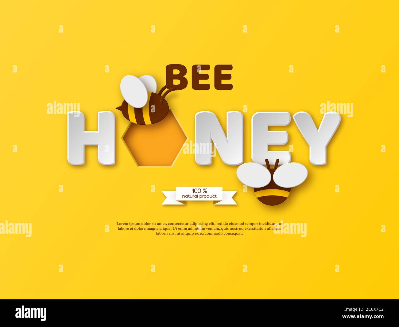 Bee letters hi-res stock photography and images - Alamy
