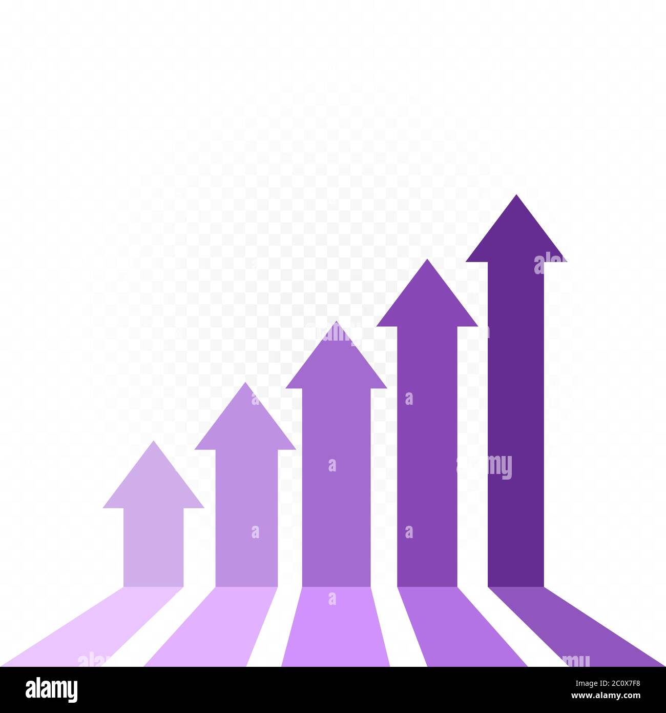 purple arrow growth graph template Stock Vector Image & Art - Alamy