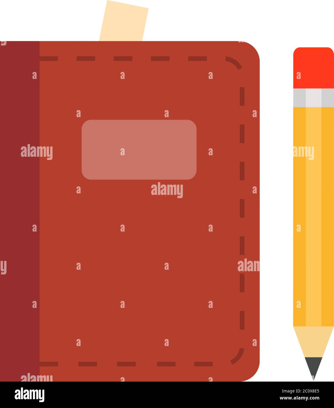 Memory book isolated Stock Vector Images - Alamy