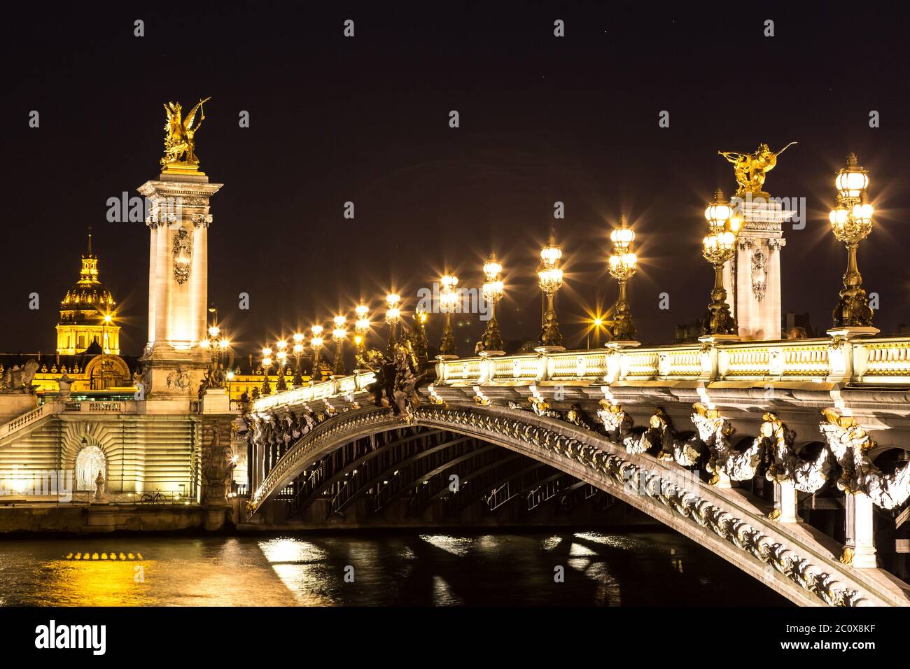 Bridge of the Alexandre III in Paris Stock Photo - Alamy
