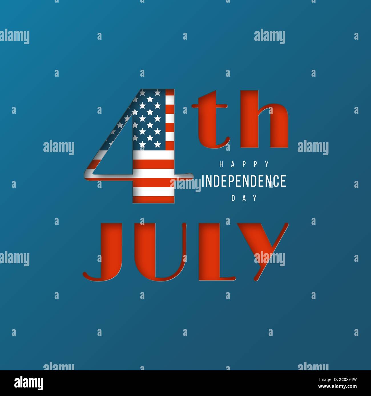 Usa 3d paper cut Stock Vector Images - Alamy