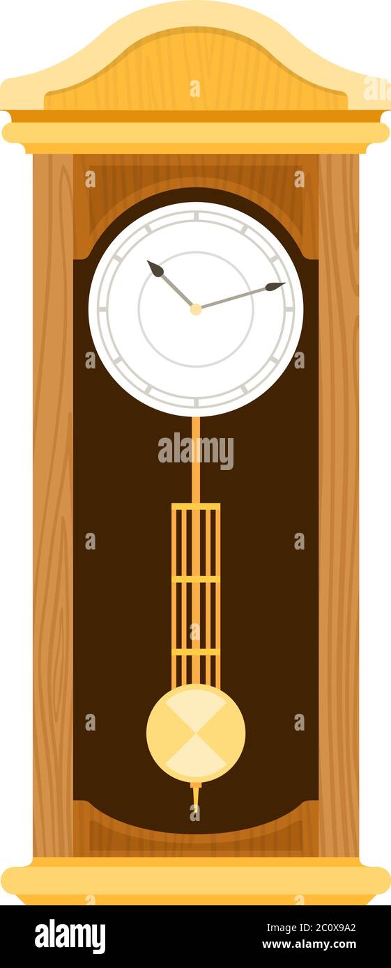 Grandfather clock illustration hi-res stock photography and images - Alamy