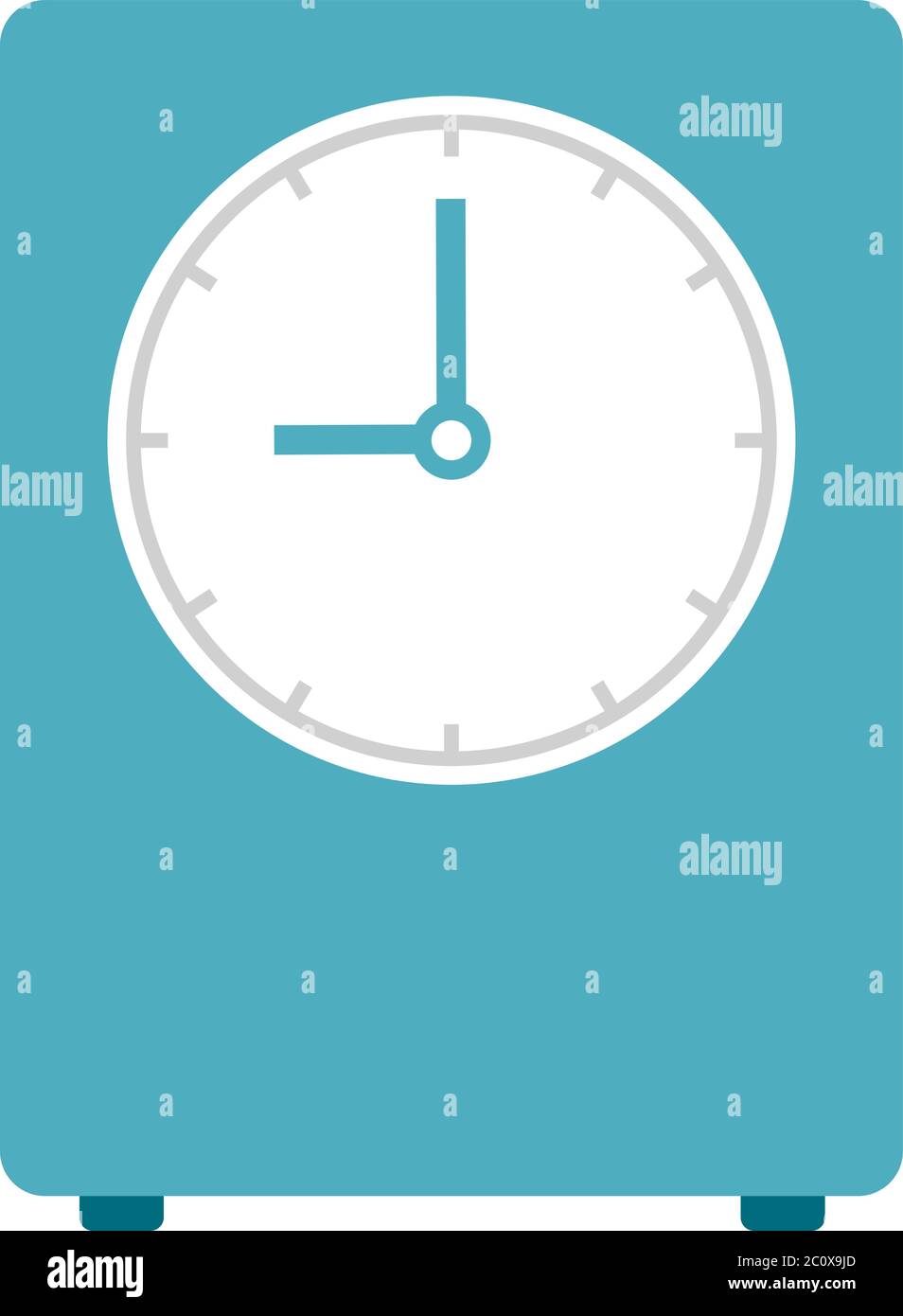 Daily routine, clock Stock Vector Images - Alamy