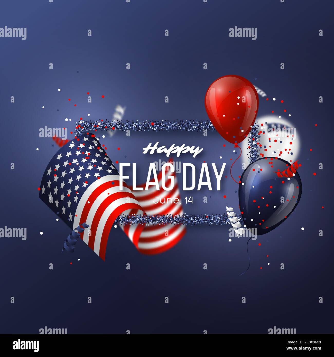 USA flag day background Stock Vector Image & Art - Alamy