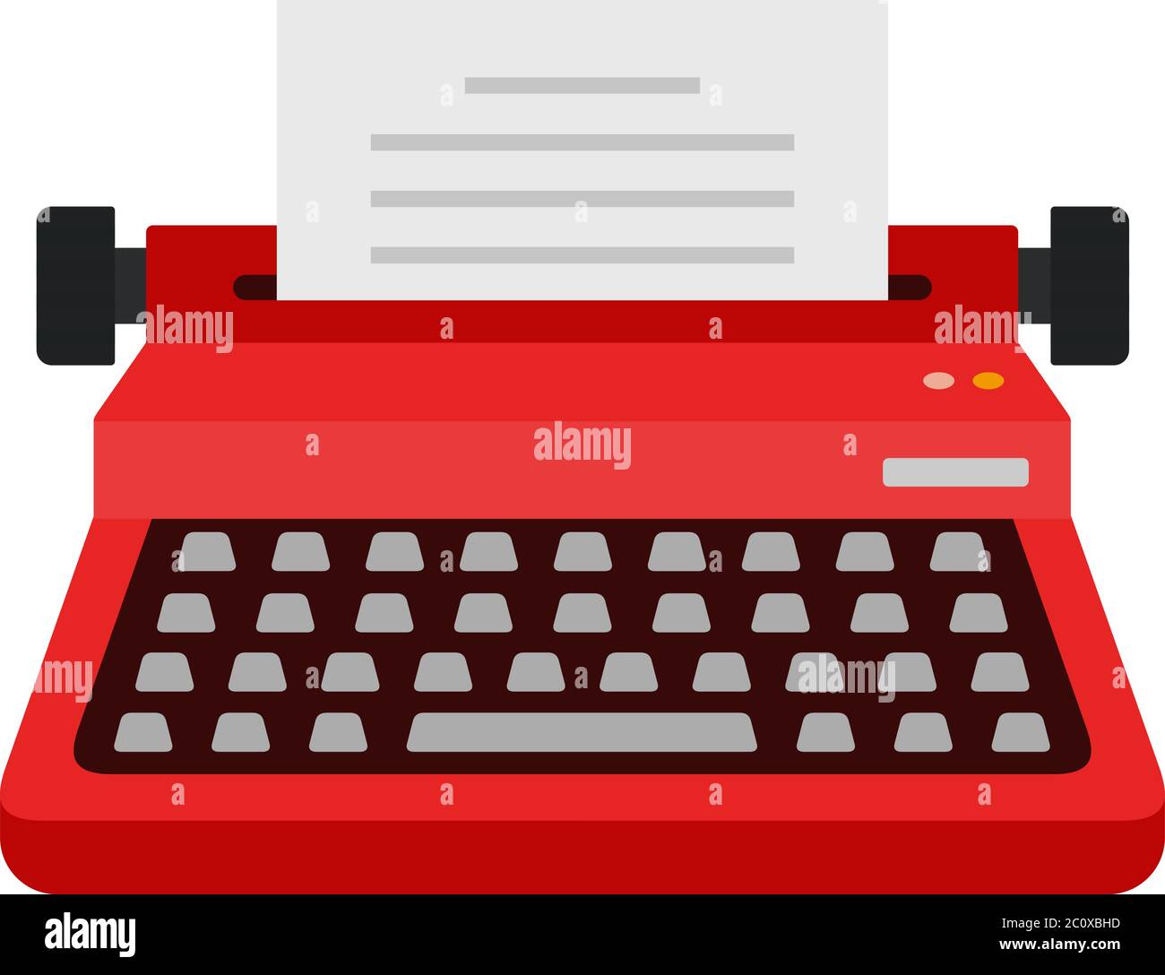 Typewriter portable office Stock Vector Images - Alamy