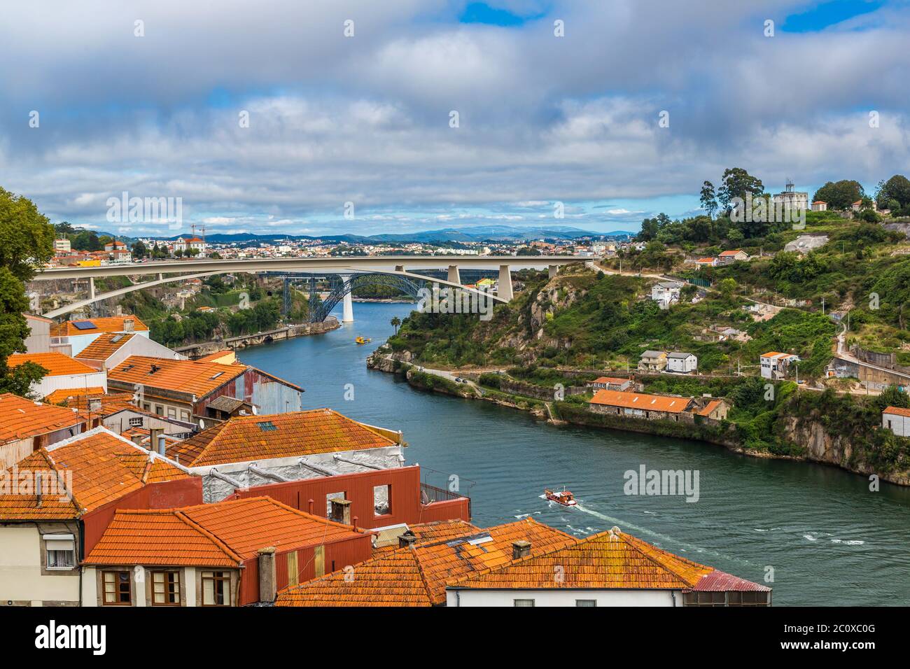 Aerial view of Porto Stock Photo - Alamy