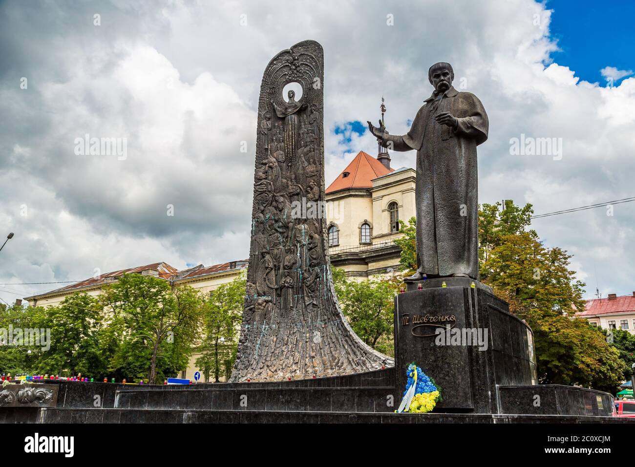 Taras shevchenko statue lviv hi-res stock photography and images - Alamy