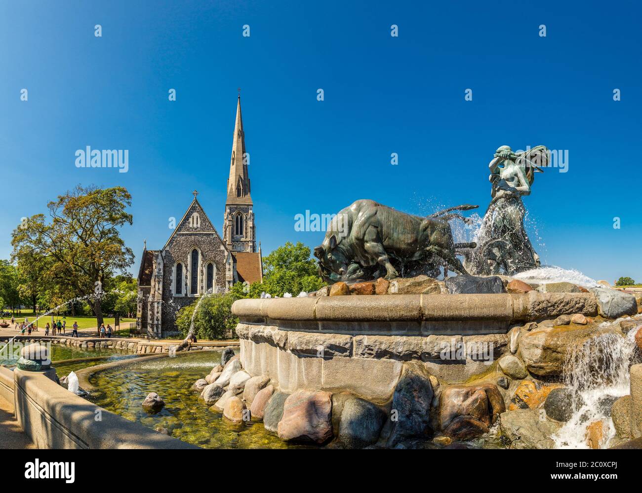 Goddess gefion hi-res stock photography and images - Alamy