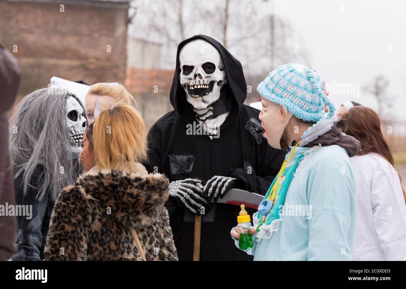 Czech village carnival carnival mask hi-res stock photography and ...