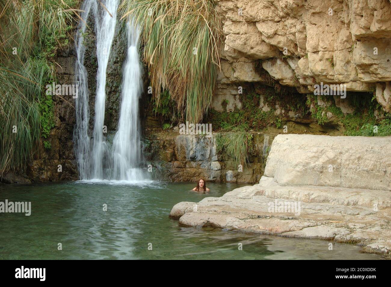 Ein Gedi waterfall. Israel Stock Photo - Alamy