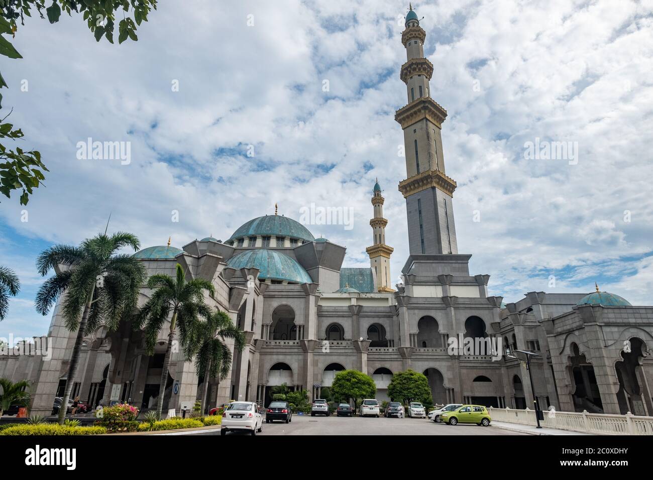 View of The Federal Territory Mosque, Kuala Lumpur, Malaysia Stock ...