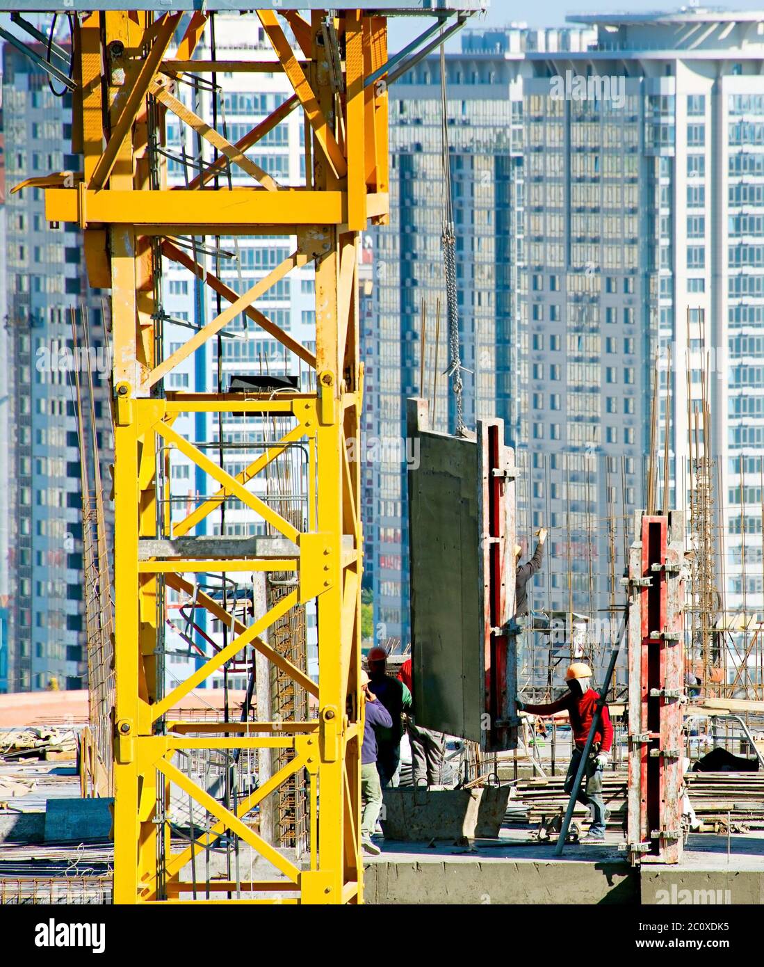Construction site in progress Stock Photo - Alamy