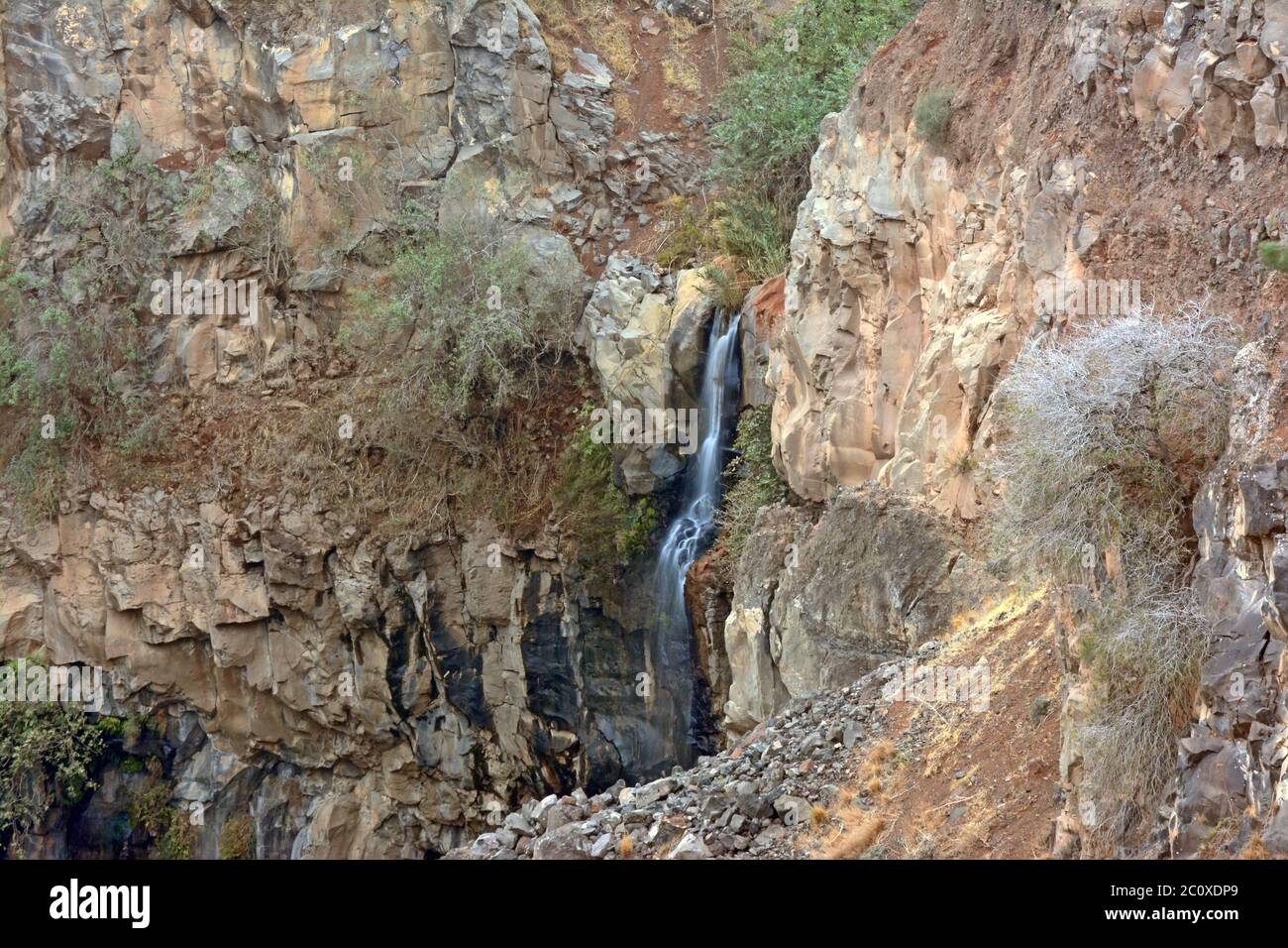 Waterfall in golan heights israel hi-res stock photography and images ...
