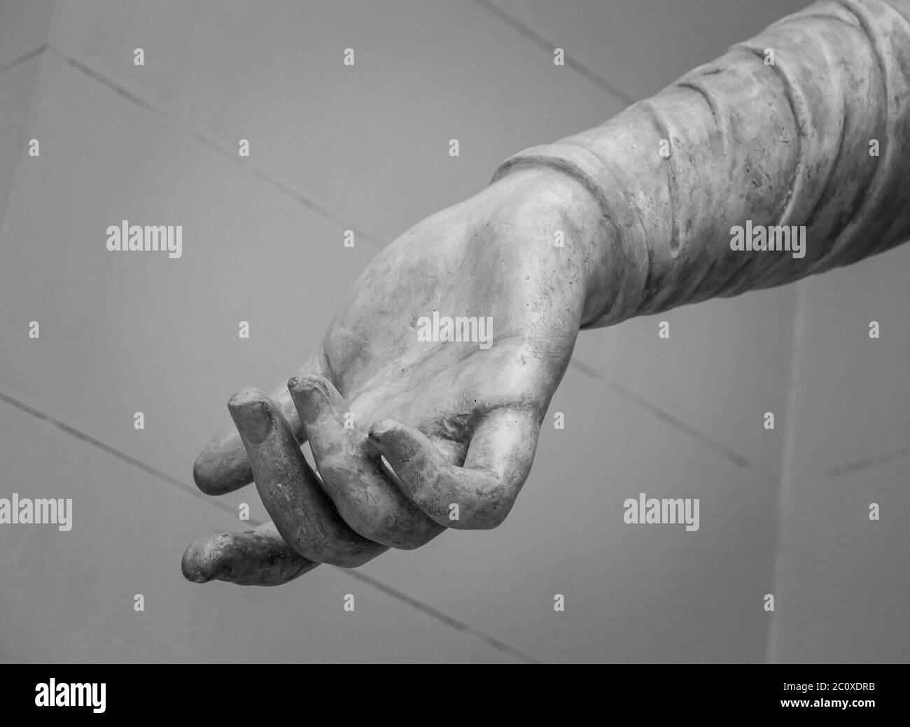 stone statue detail of human hand Stock Photo - Alamy