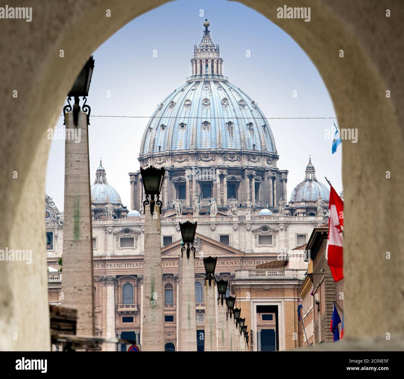 Peter's basilica painting hi-res stock photography and images - Alamy